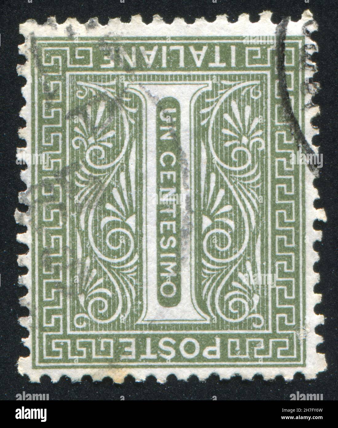 ITALY - CIRCA 1863: stamp printed by Italy, shows lithograph, circa ...