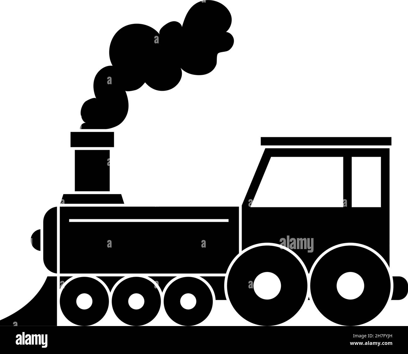 Modern steam locomotive Black and White Stock Photos & Images - Alamy