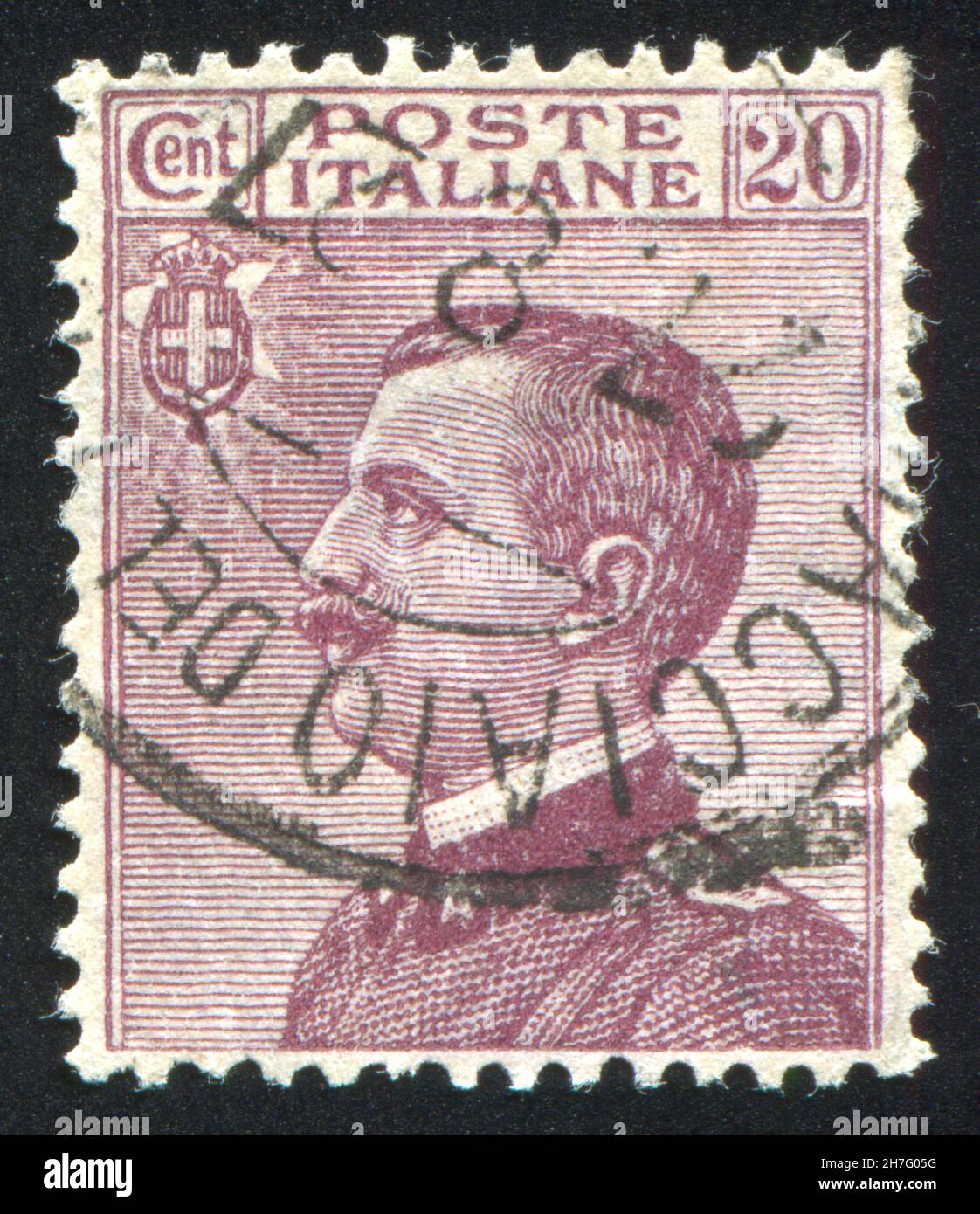 ITALY - CIRCA 1906: stamp printed by Italy, shows Victor Emmanuel III ...