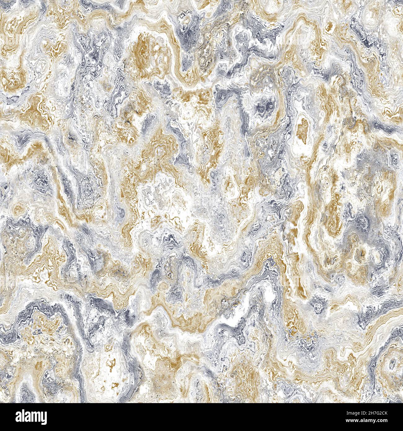 White tonal marbled seamless texture. Irregular pale ink blotch paint ...