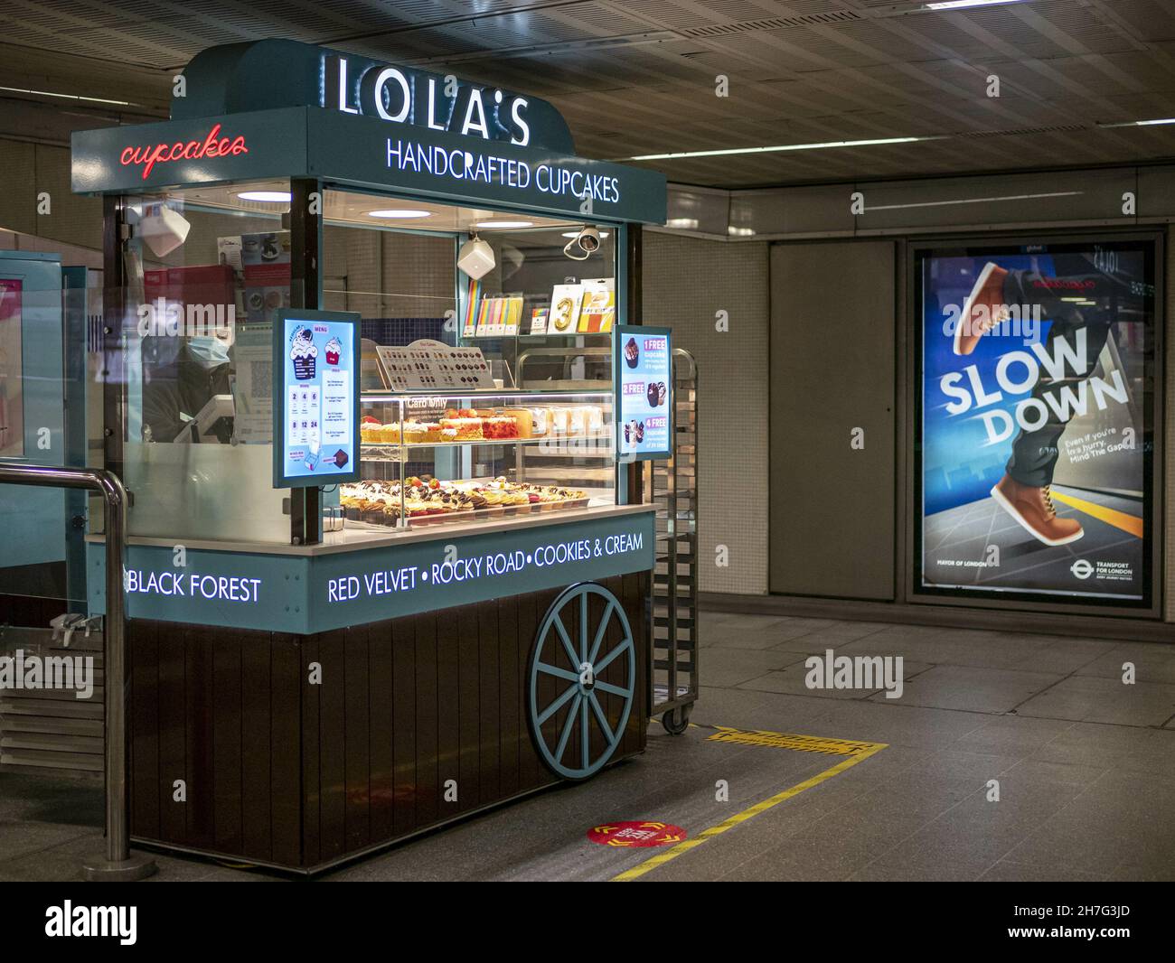 LONDON, UNITED KINGDOM - Apr 24, 2021: The Lola's Handcrafted Cupcakes ...