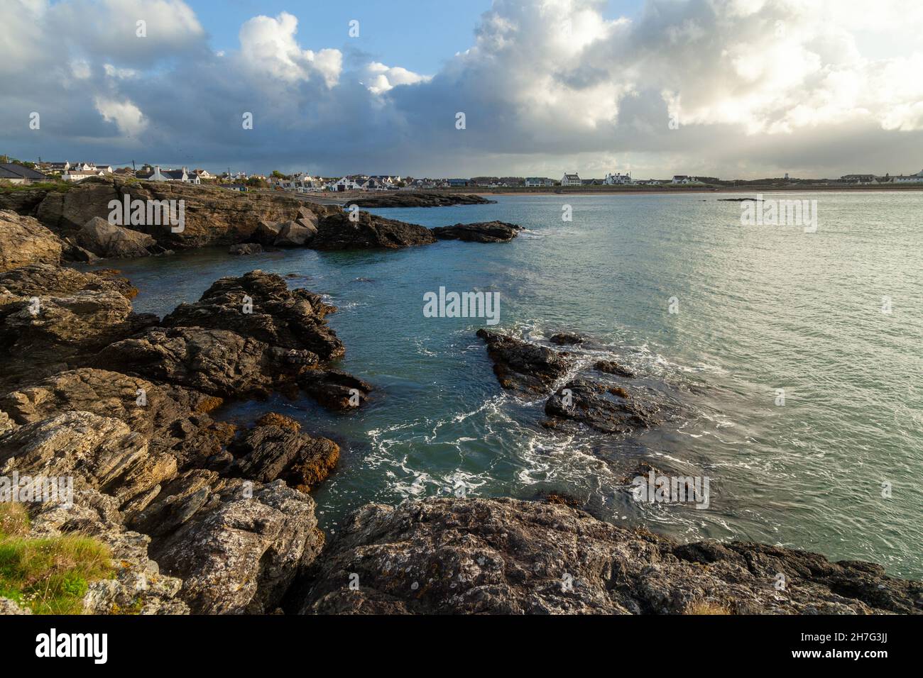 Trearddur Bay, Holy Island, Anglesey, Wales Stock Photo - Alamy