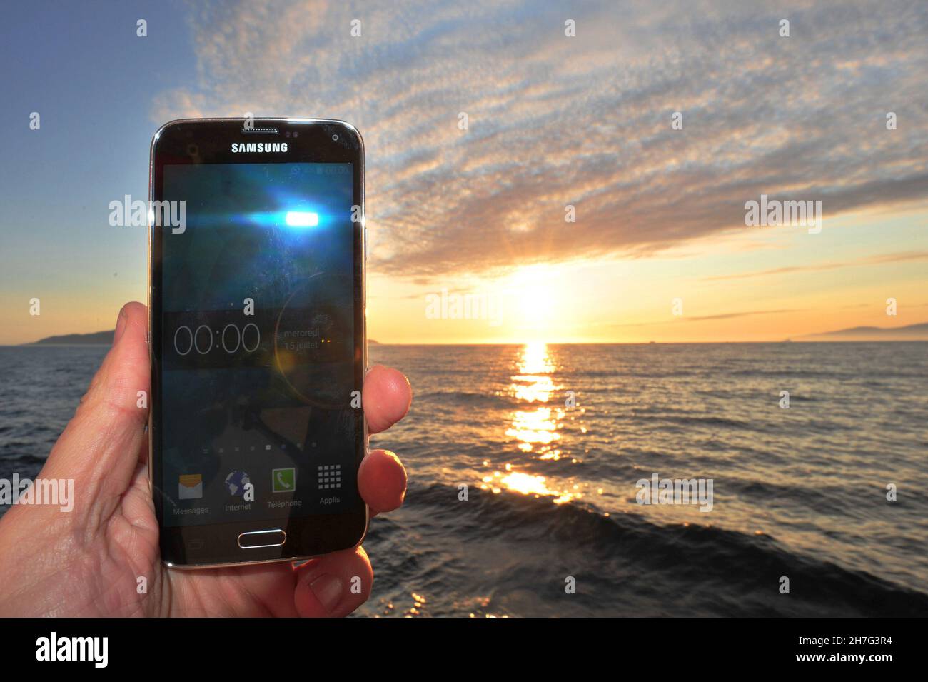 DENMARK. GREENLAND. THE MIDNIGHT SUN Stock Photo - Alamy