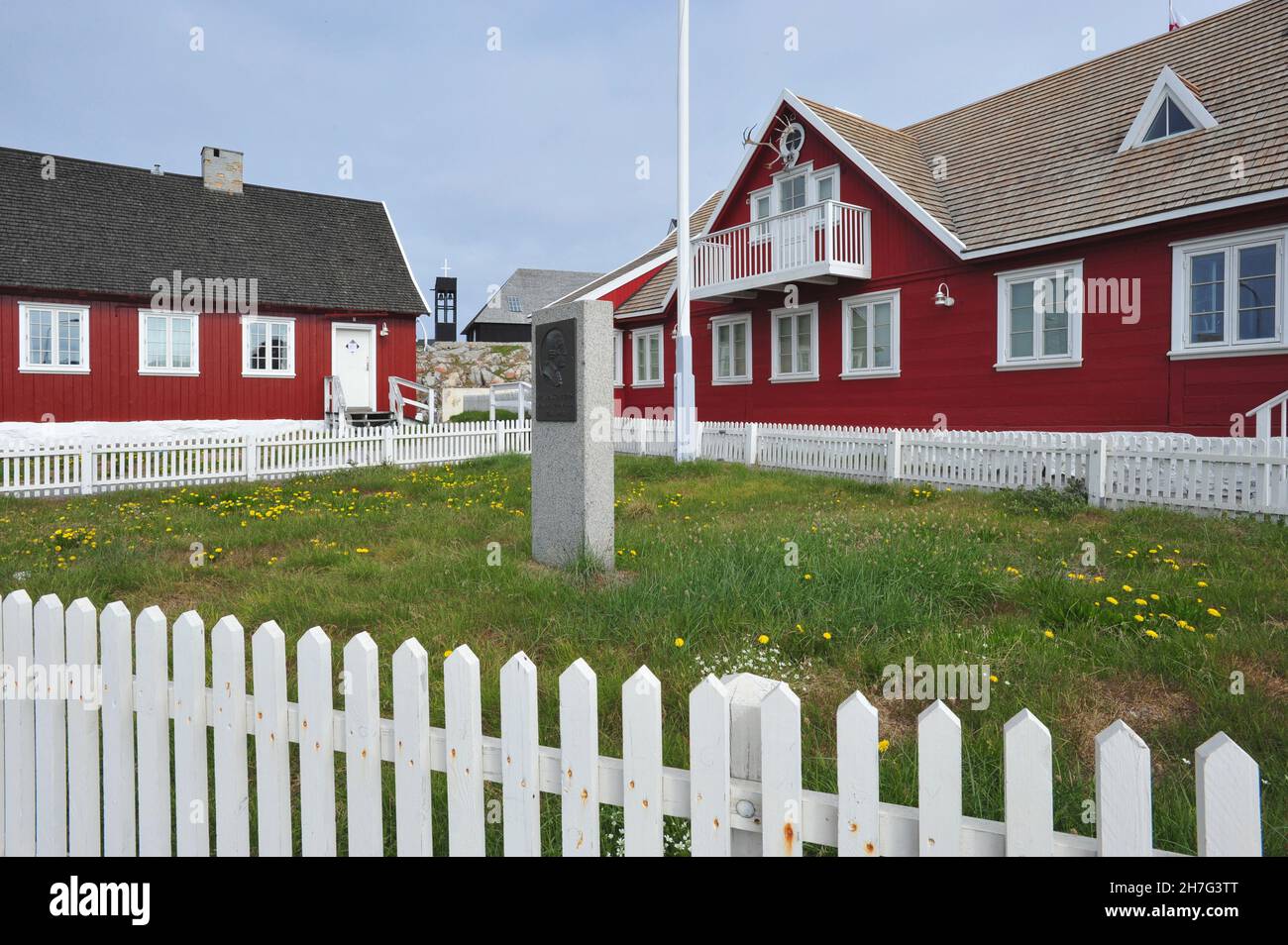 DENMARK. GREENLAND. WEST COAST. THE INUIT MUSEUM OF THE VILLAGE OF ...