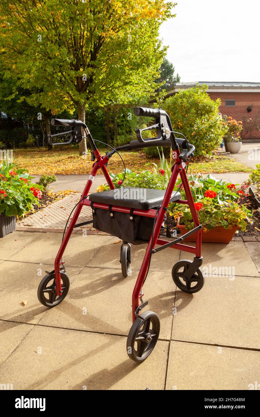 Walking Frame outside Stock Photo - Alamy
