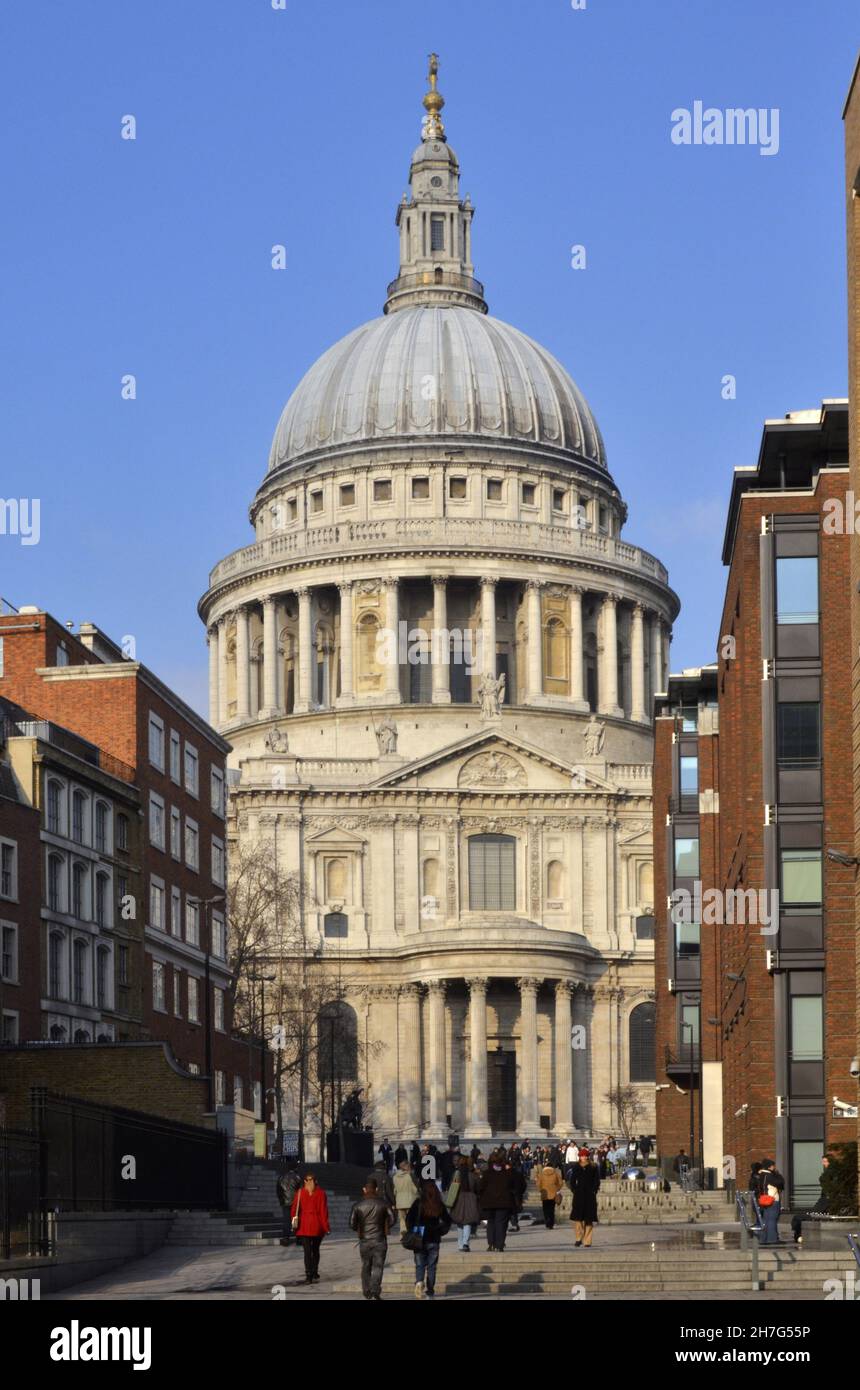 GREAT BRITAIN. LONDON. THE CITY. THE SAINT PAUL'S CATHEDRAL, MADE BY ...