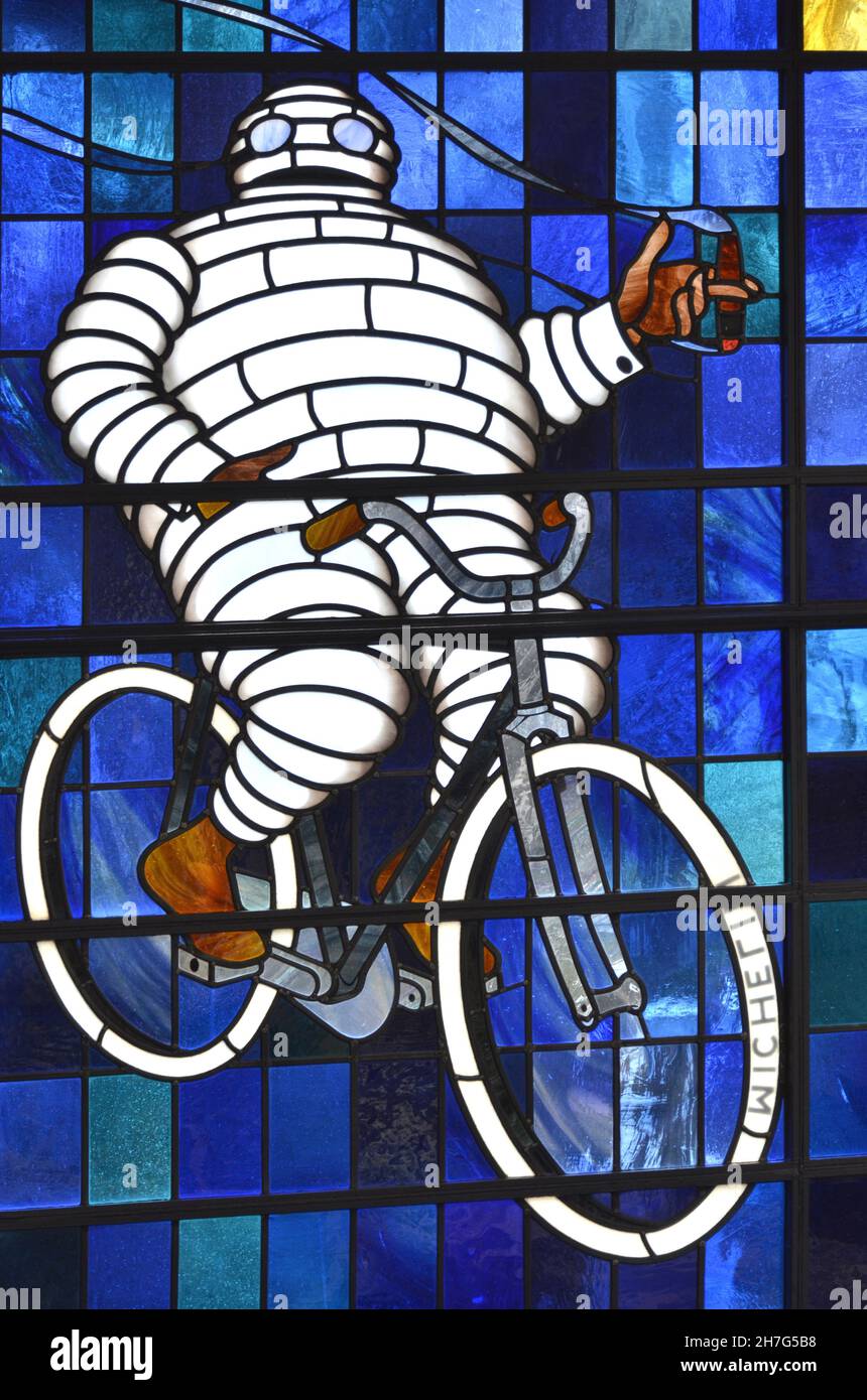 UNITED KINGDOM. ENGLAND. LONDON. KENSINGTON. THE BIBENDUM RESTAURANT IS ...