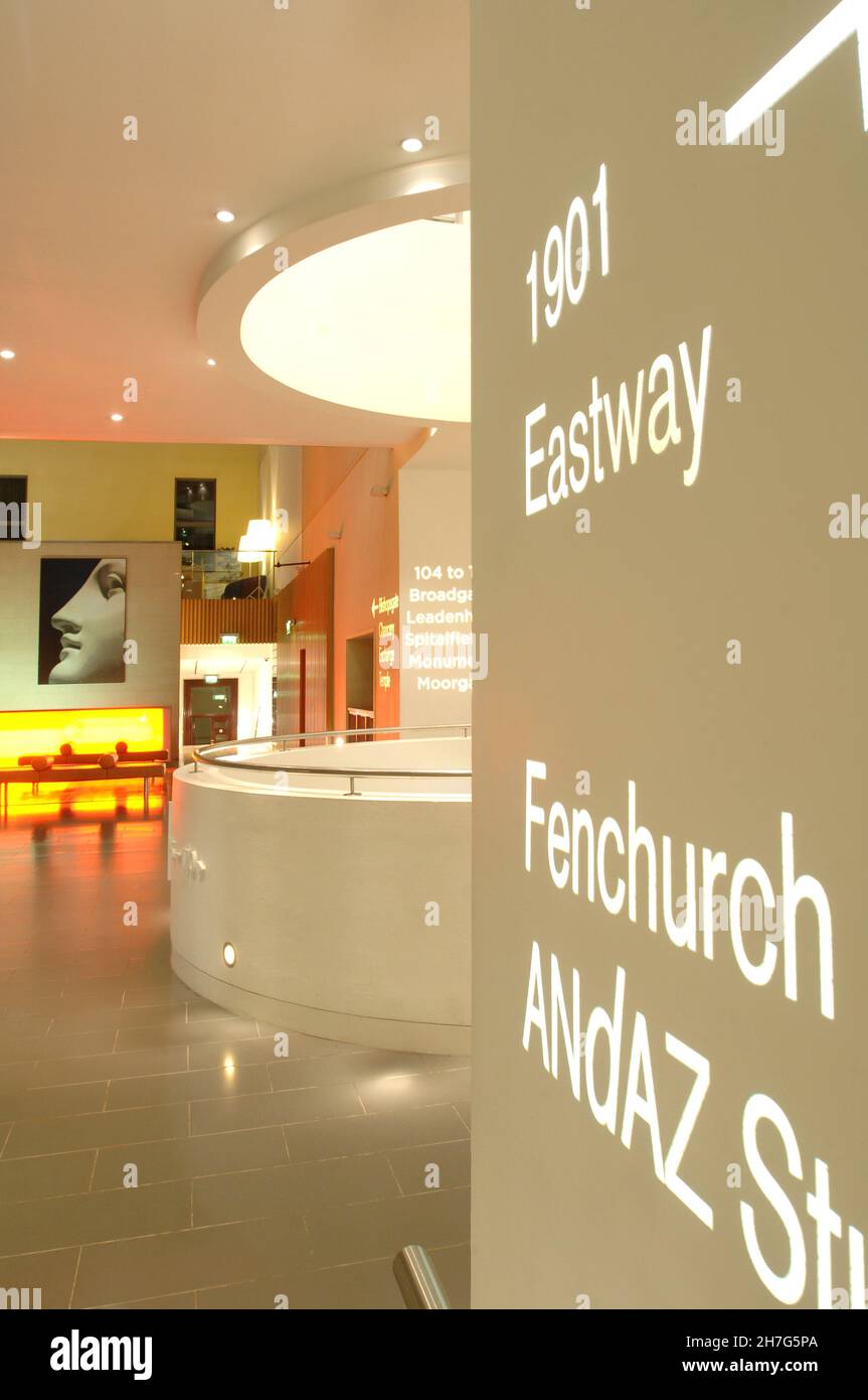 Andaz hotel london hi-res stock photography and images - Alamy