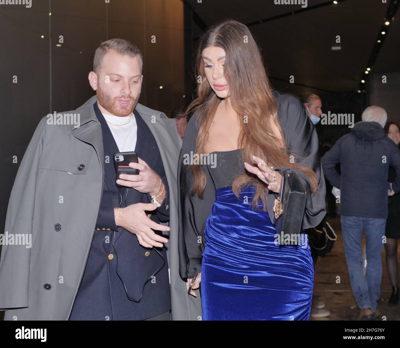 Gala evening at the premiere of the film House of Gucci with numerous ...