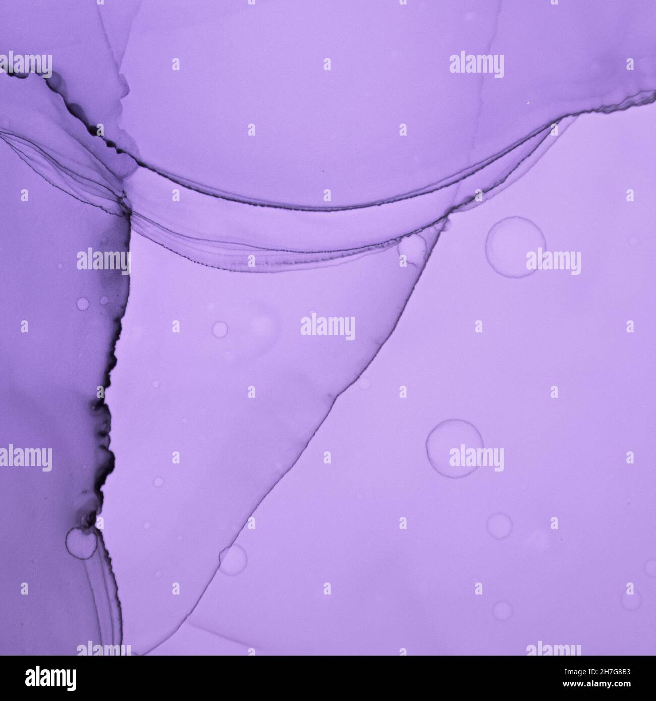 Purple Liquid Paint Waves. Smoke Grey Alcohol Art Stock Photo - Alamy