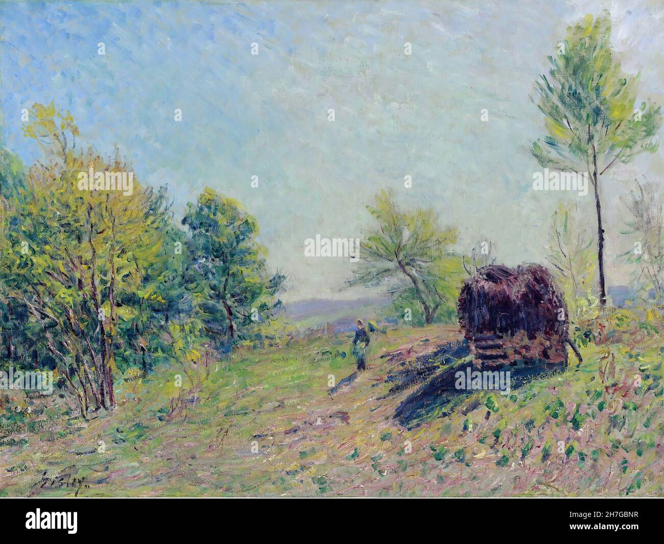 Alfred Sisley - Going to the Forest in Spring - 1886 Stock Photo - Alamy