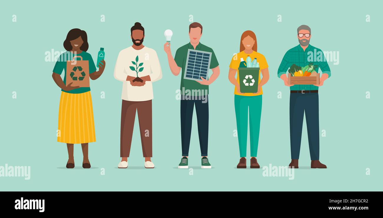 Diverse people from all over the world standing together and supporting ...