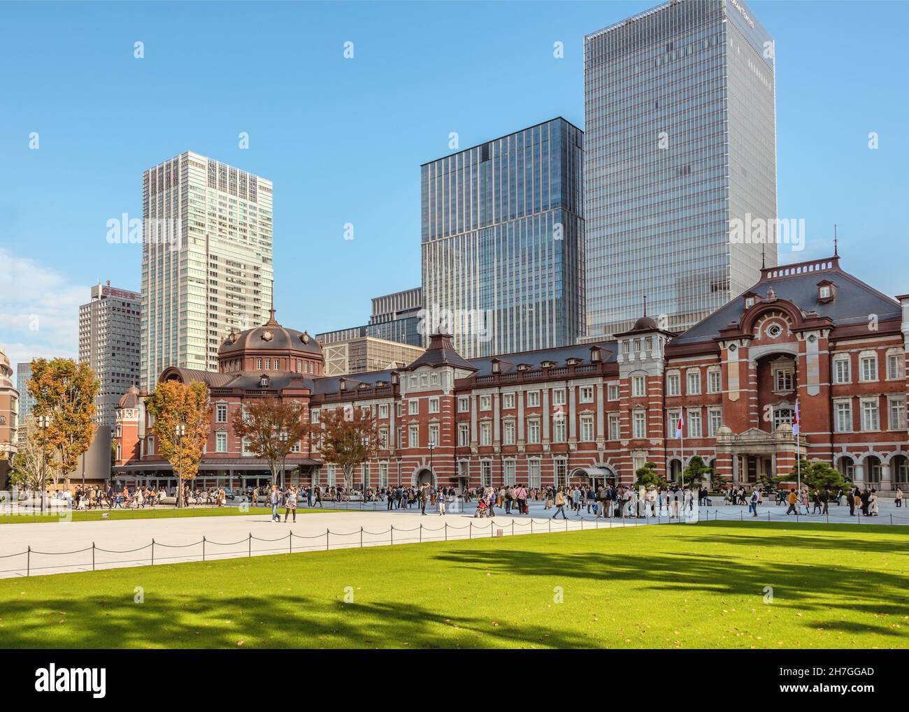 Tokyo Station main entrance, Tokyo, Japan Stock Photo - Alamy