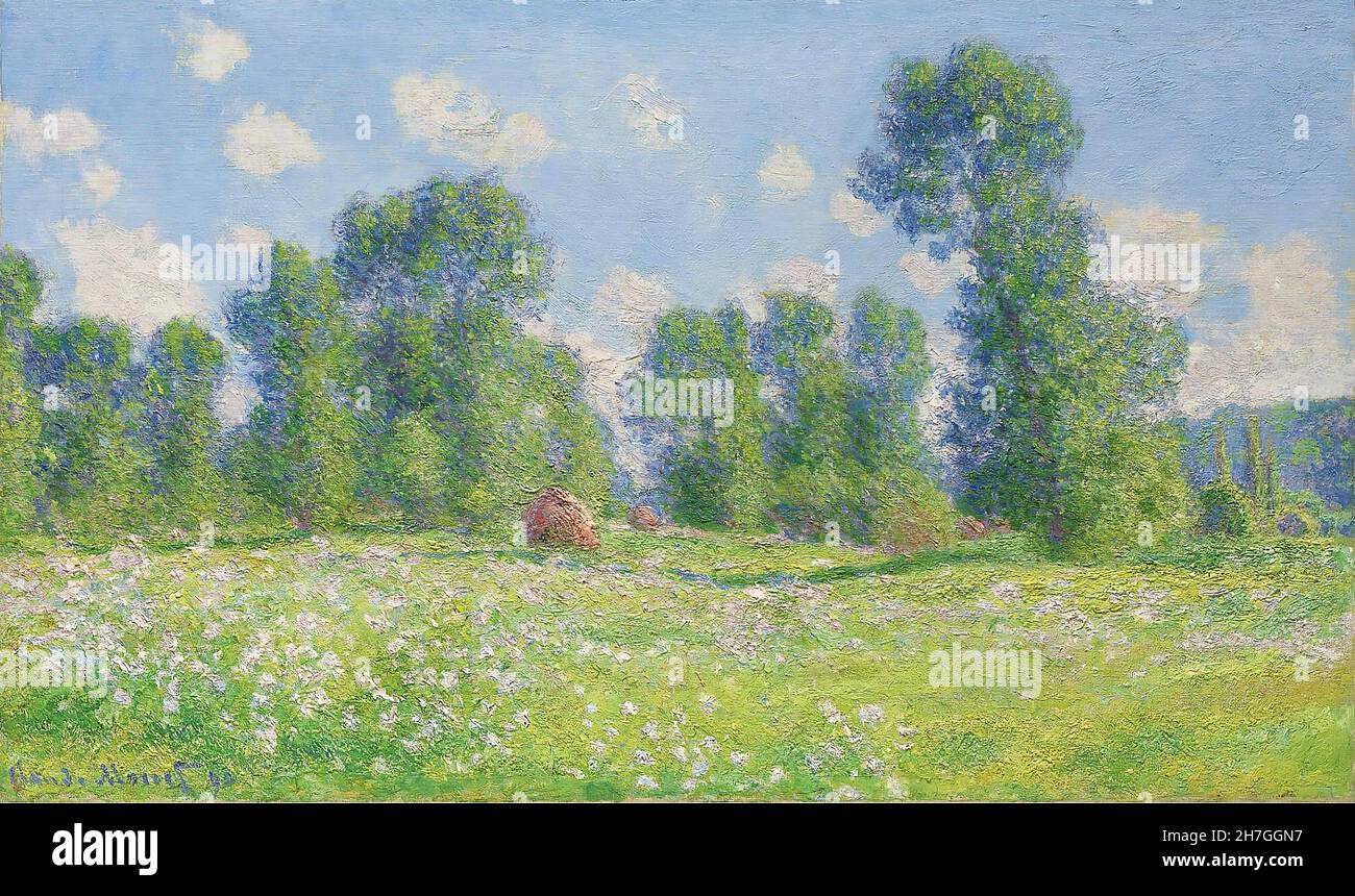 Claude monet painting spring giverny hi-res stock photography and ...