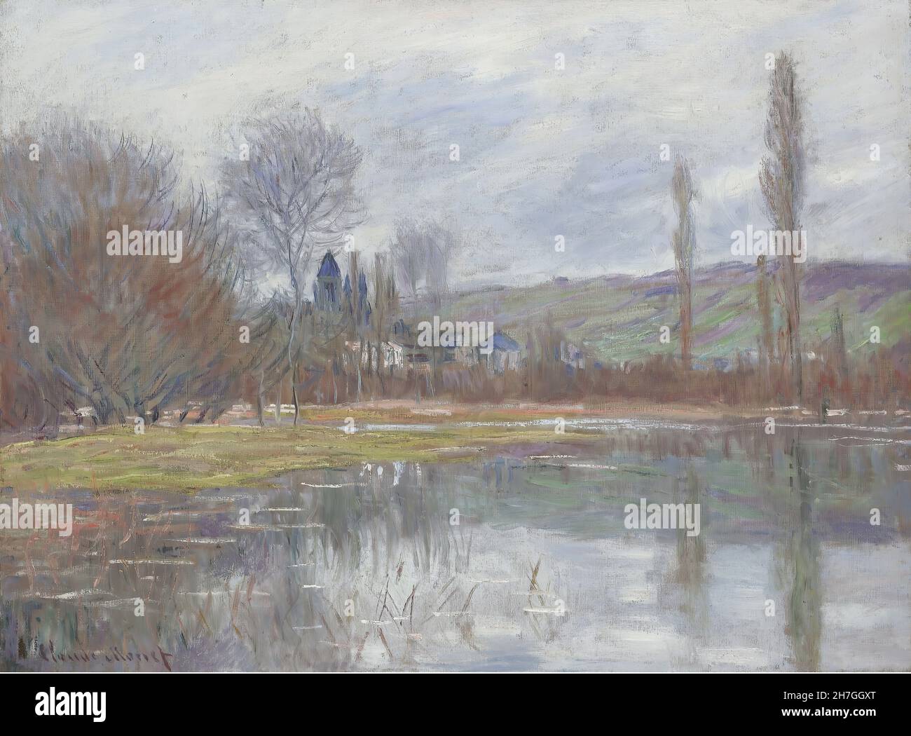 Claude Monet - The Spring at Vetheuil - 1881 Stock Photo - Alamy
