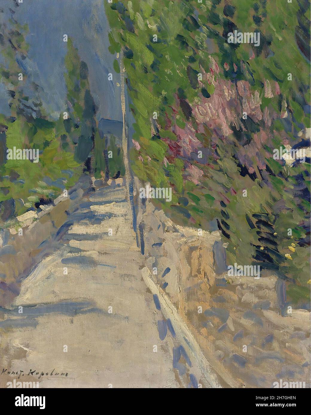 Constantin Korovin - Gurzuf Landscape Stock Photo - Alamy