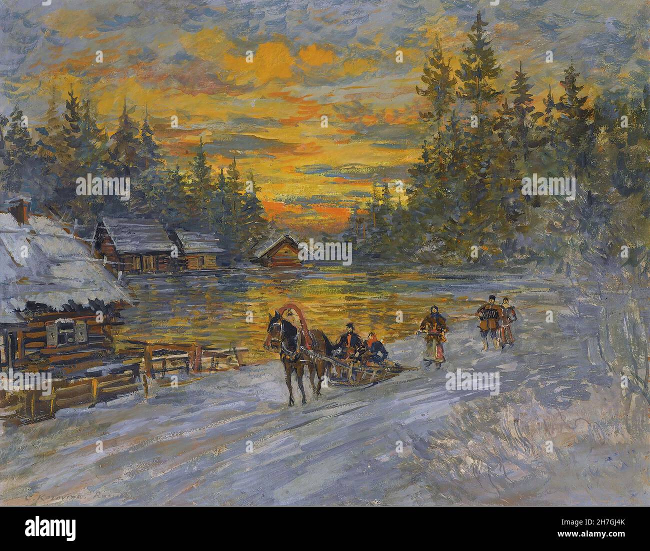 Troika painting hi-res stock photography and images - Alamy