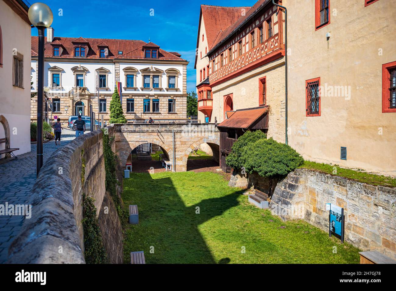 Imperial Palace with Palatinate Museum in Forchheim, Bavaria, Germany ...