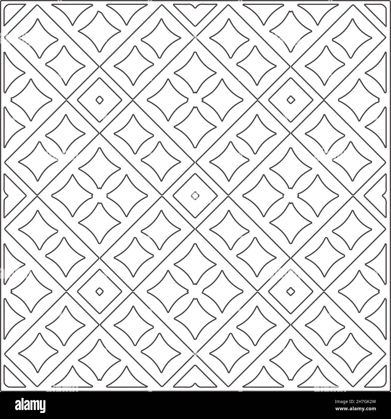 Vector pattern with symmetrical elements . Repeating geometric tiles ...