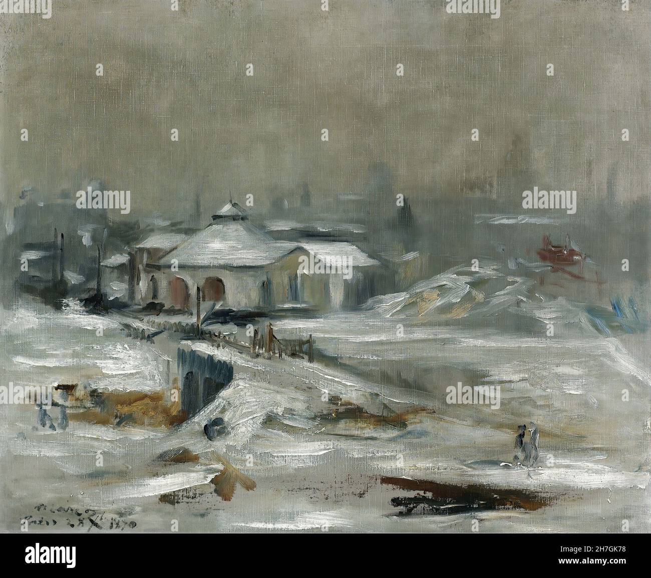 Edouard Manet - The Railway Station of Sceaux - 1870 Stock Photo - Alamy