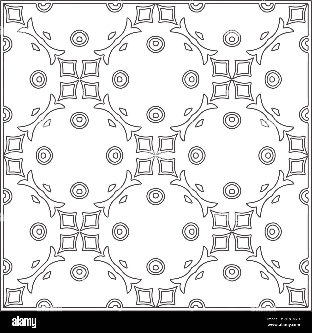 Vector pattern with symmetrical elements . Repeating geometric tiles ...