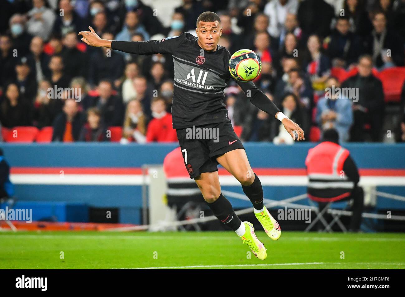 Kylian MBAPPE of PSG during the French championship Ligue 1 football ...