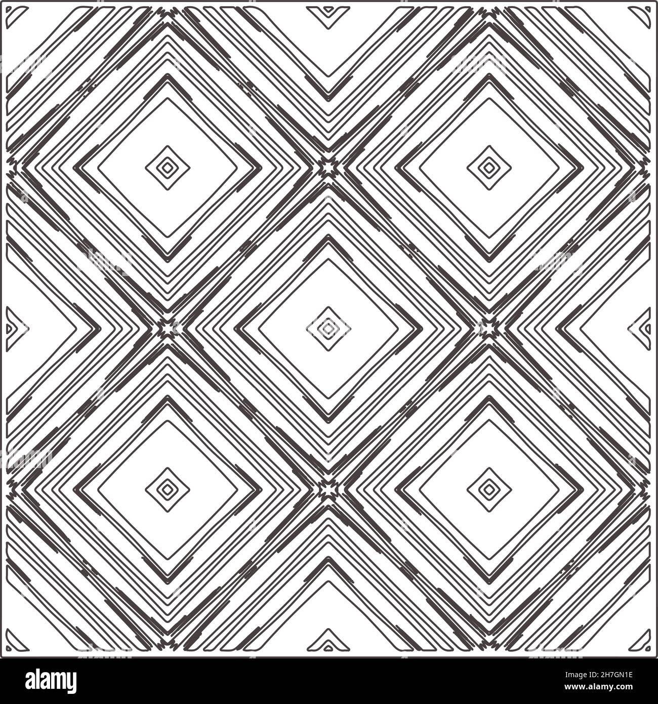 Vector pattern with symmetrical elements . Repeating geometric tiles ...