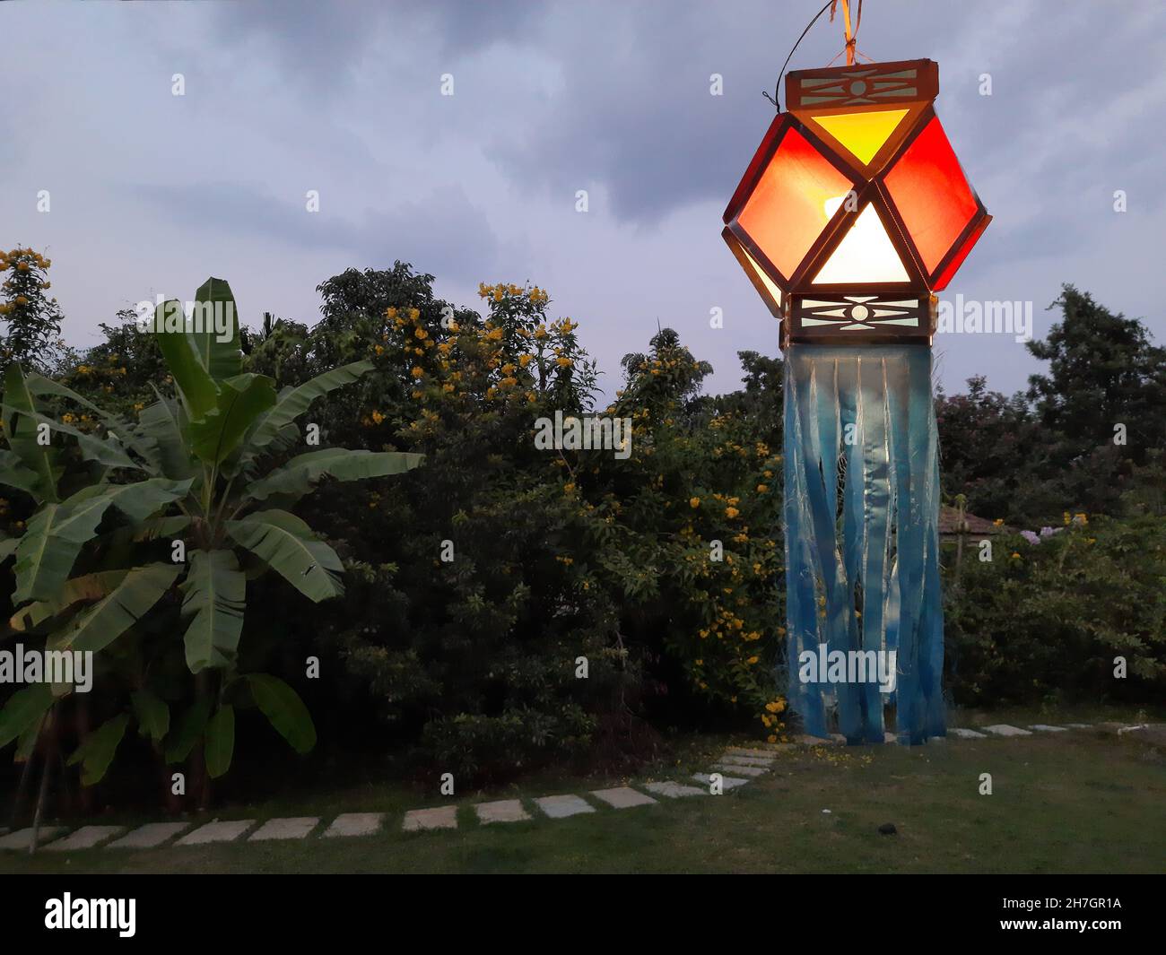 Diwali Festival Lantern, Aakash Kandil Stock Photo - Alamy