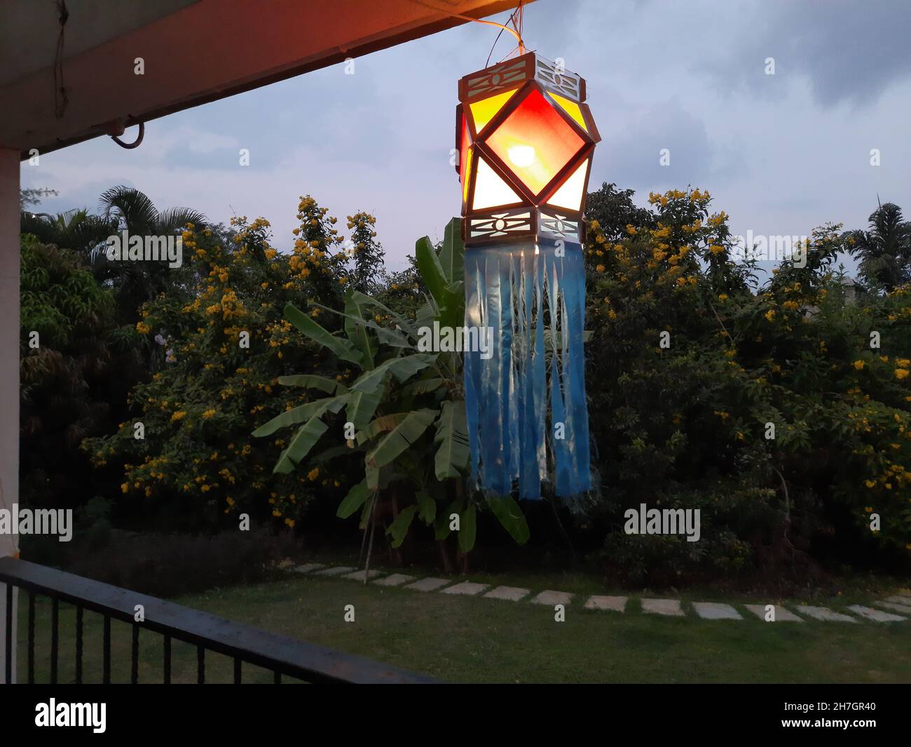 Diwali Festival Lantern, Aakash Kandil Stock Photo - Alamy