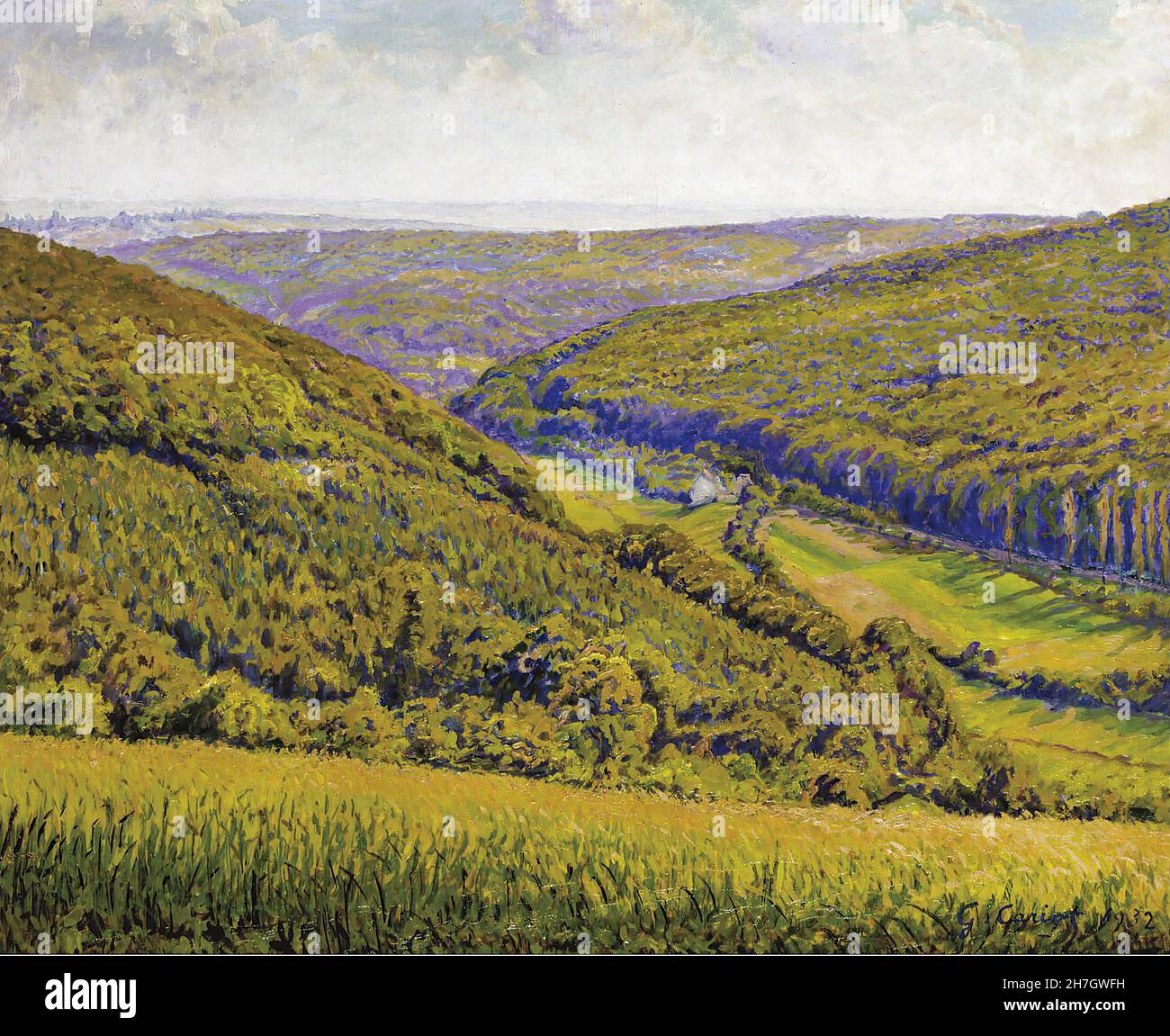 Gustave Cariot - Landscape - 1932 Stock Photo - Alamy