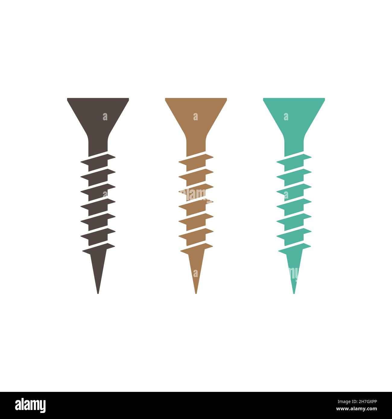 Steel fasteners Stock Vector Images - Alamy