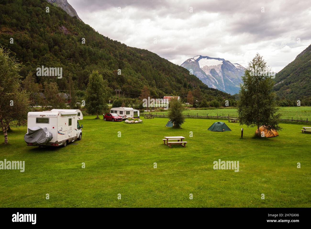 Nygard Camping, Norway - Camping with tents and motorhome in the ...