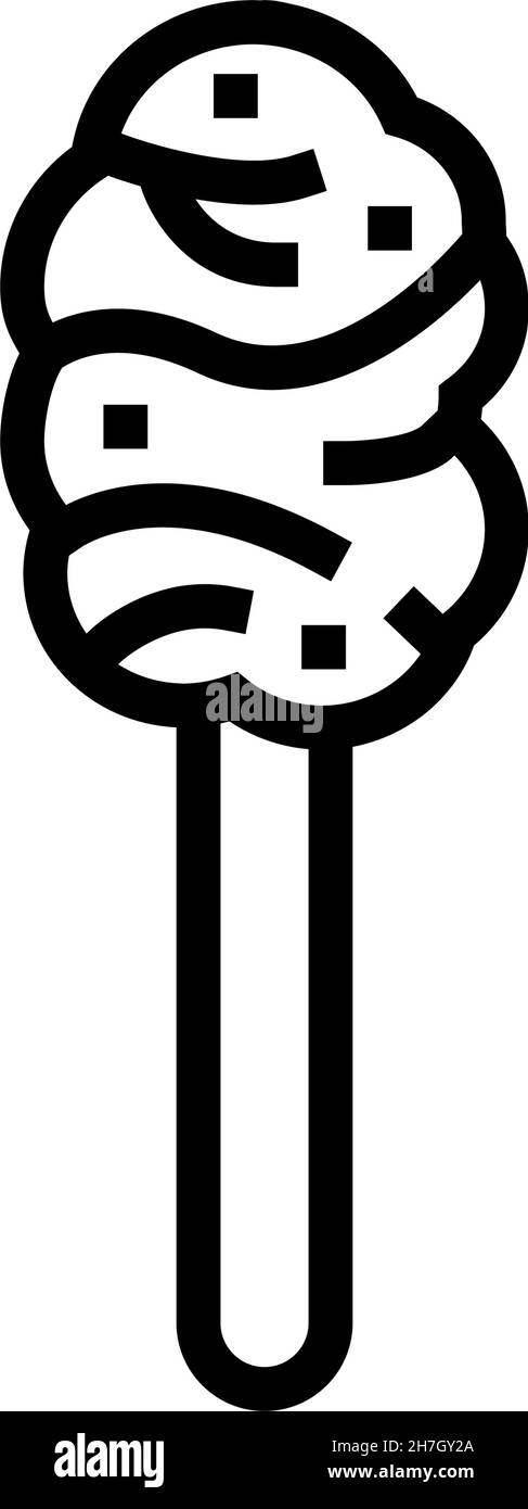 maple taffy line icon vector illustration Stock Vector Image & Art - Alamy