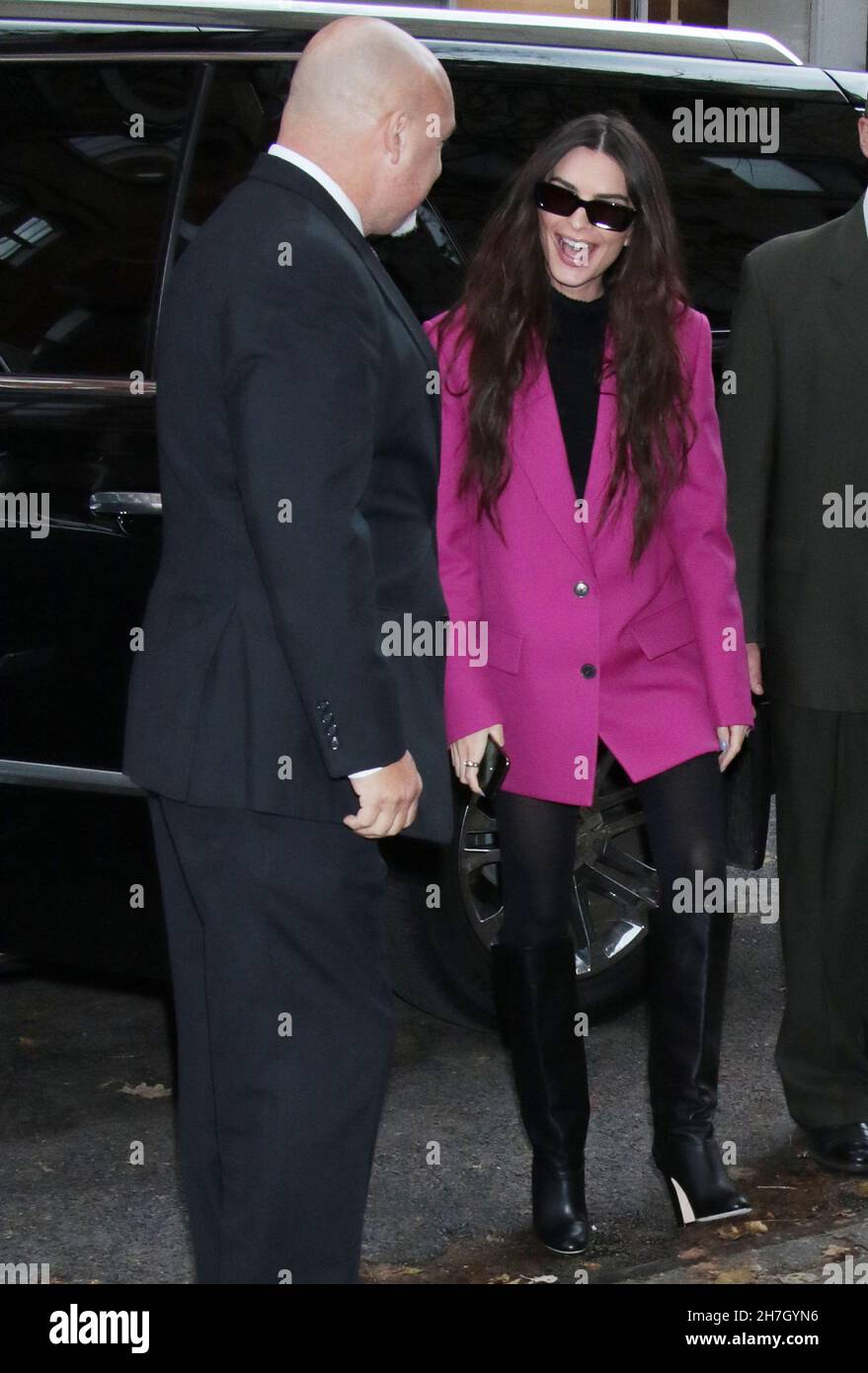 New York, NY, USA. 22nd Nov, 2021. Emily Ratajkowski arriving to ...
