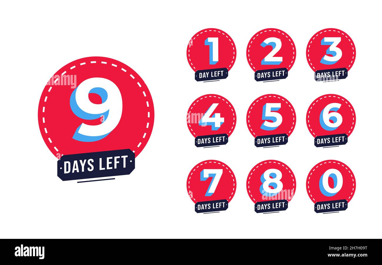 6 days left hi-res stock photography and images - Alamy