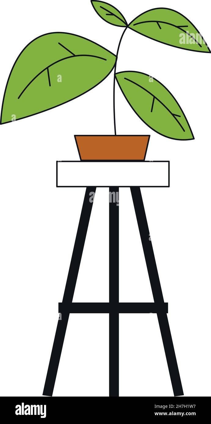 Pot stand Stock Vector Images - Alamy