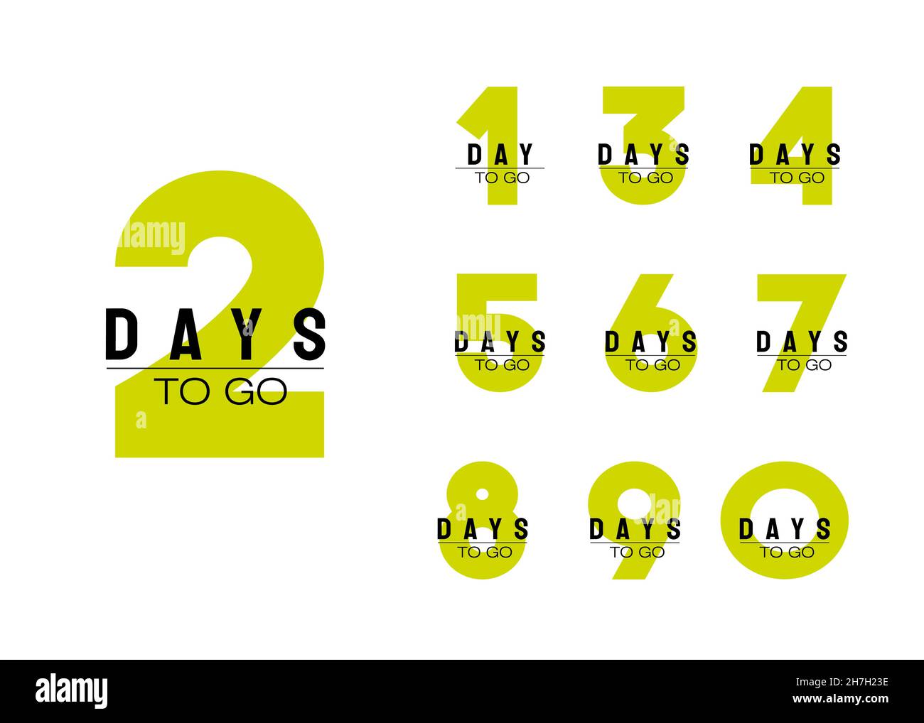 Timer stickers set timer hi-res stock photography and images - Alamy