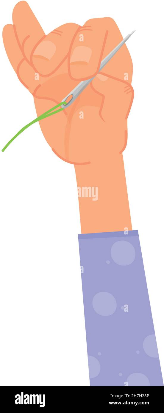 Sewing needle cartoon hi-res stock photography and images - Alamy