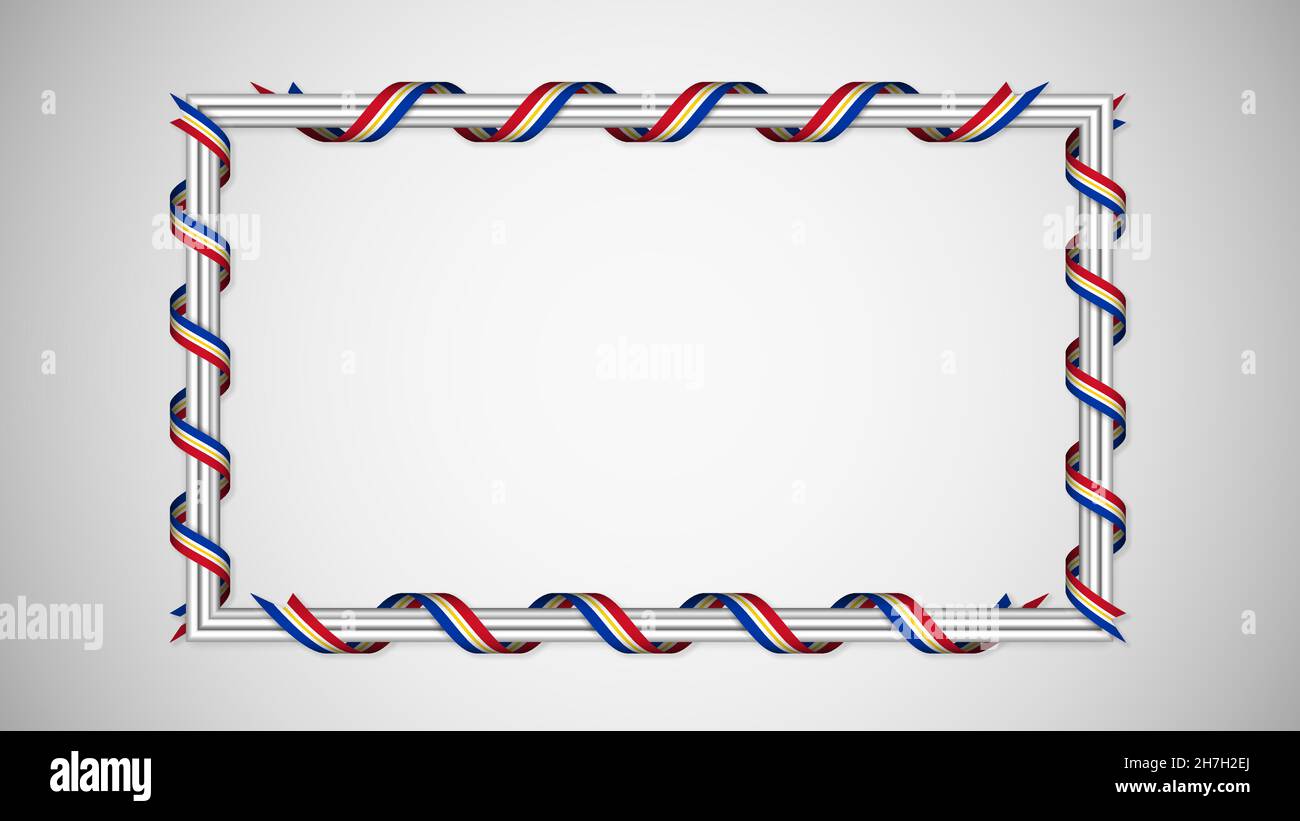 EPS10 Vector Patriotic background with Philippines flag colors. An ...