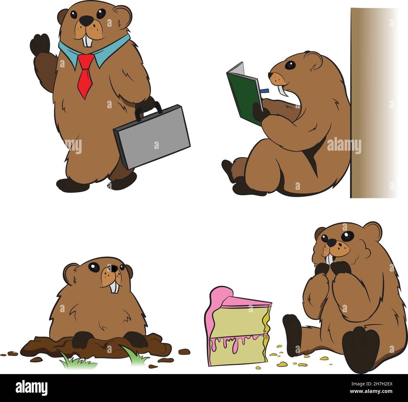 Anthropomorphic hog Stock Vector Images - Alamy