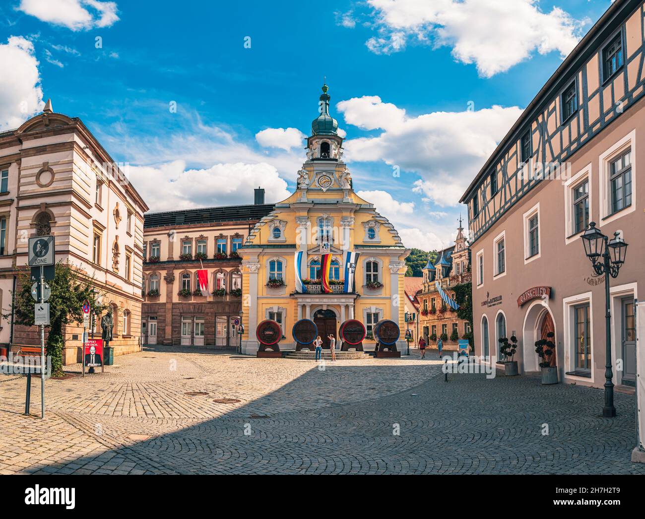 Kulmbach Town Hall, Bavaria, Germany Stock Photo - Alamy