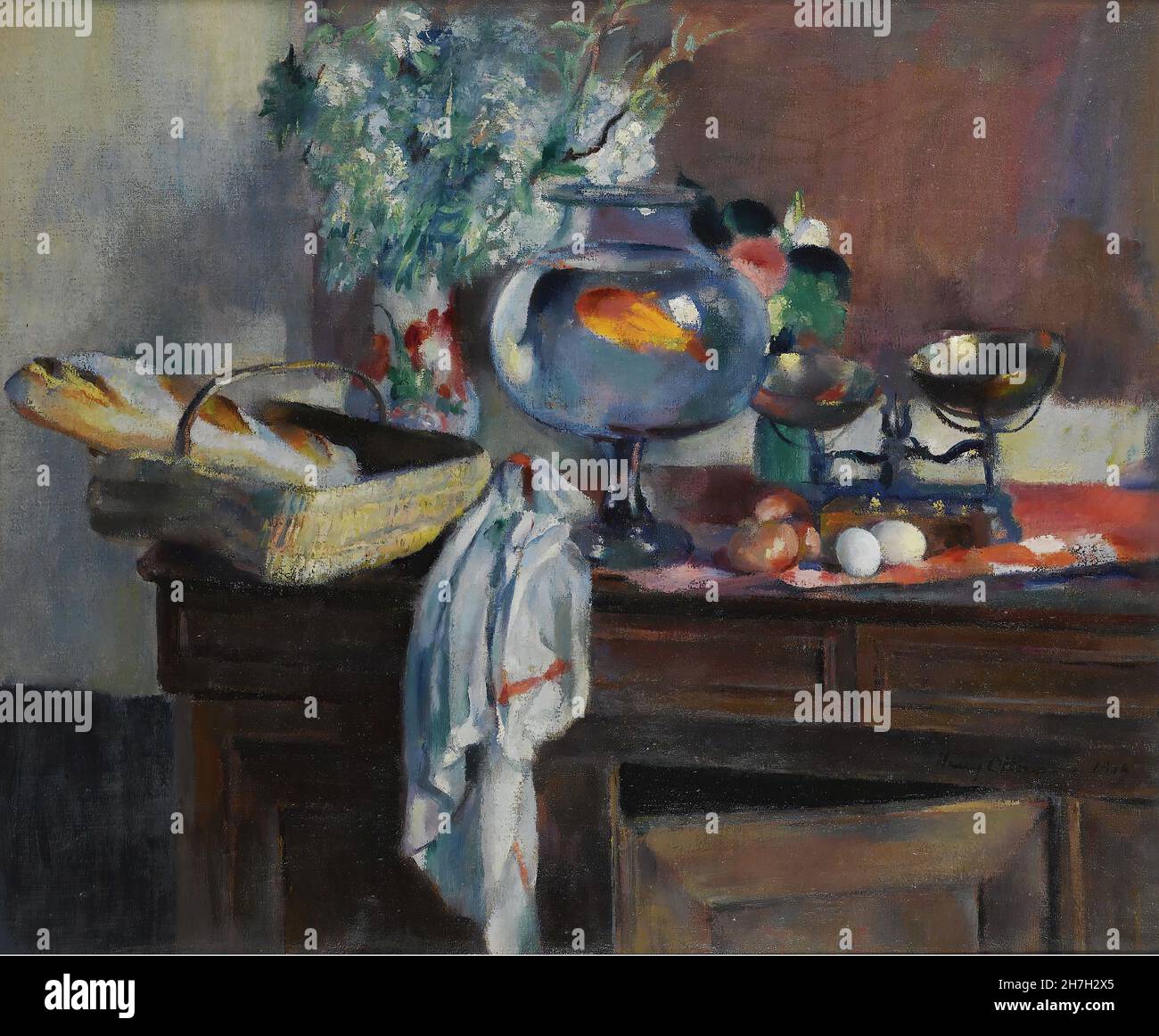 Henri Ottmann - Aquarium - 1919 Stock Photo - Alamy