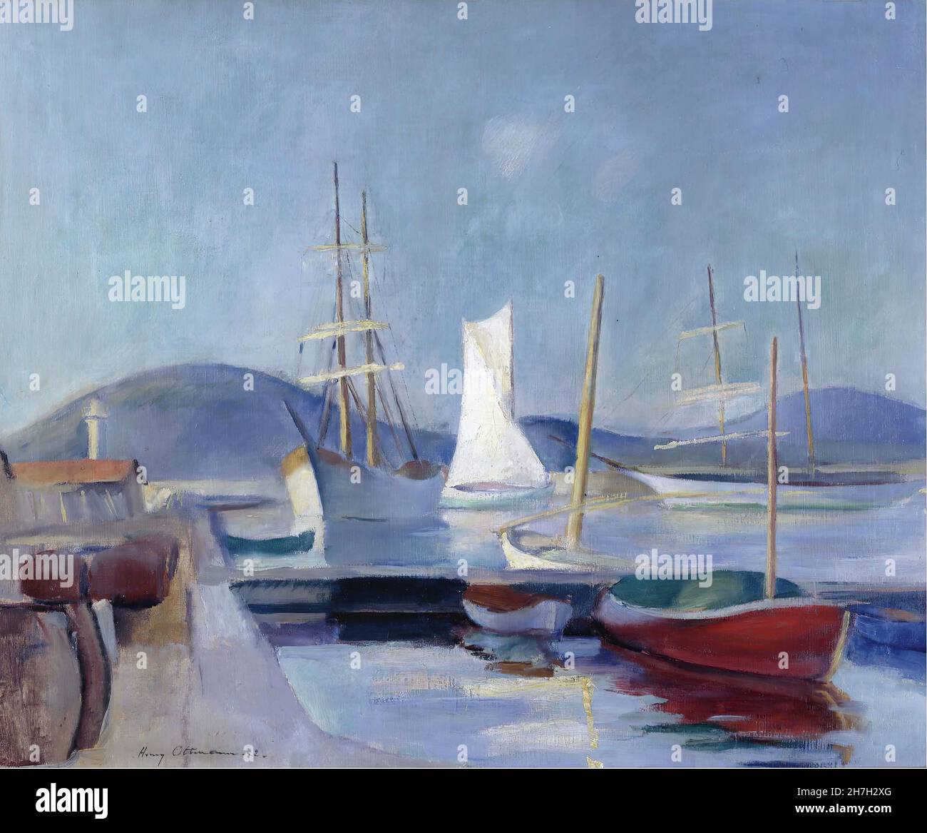 Henri Ottmann - The Sailers - 1922 Stock Photo - Alamy