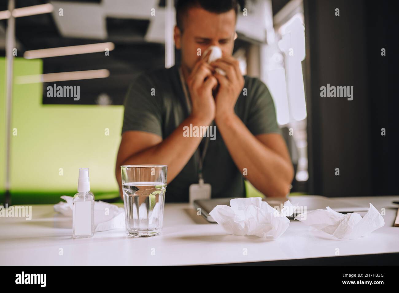 Cleaning her nose hi-res stock photography and images - Alamy