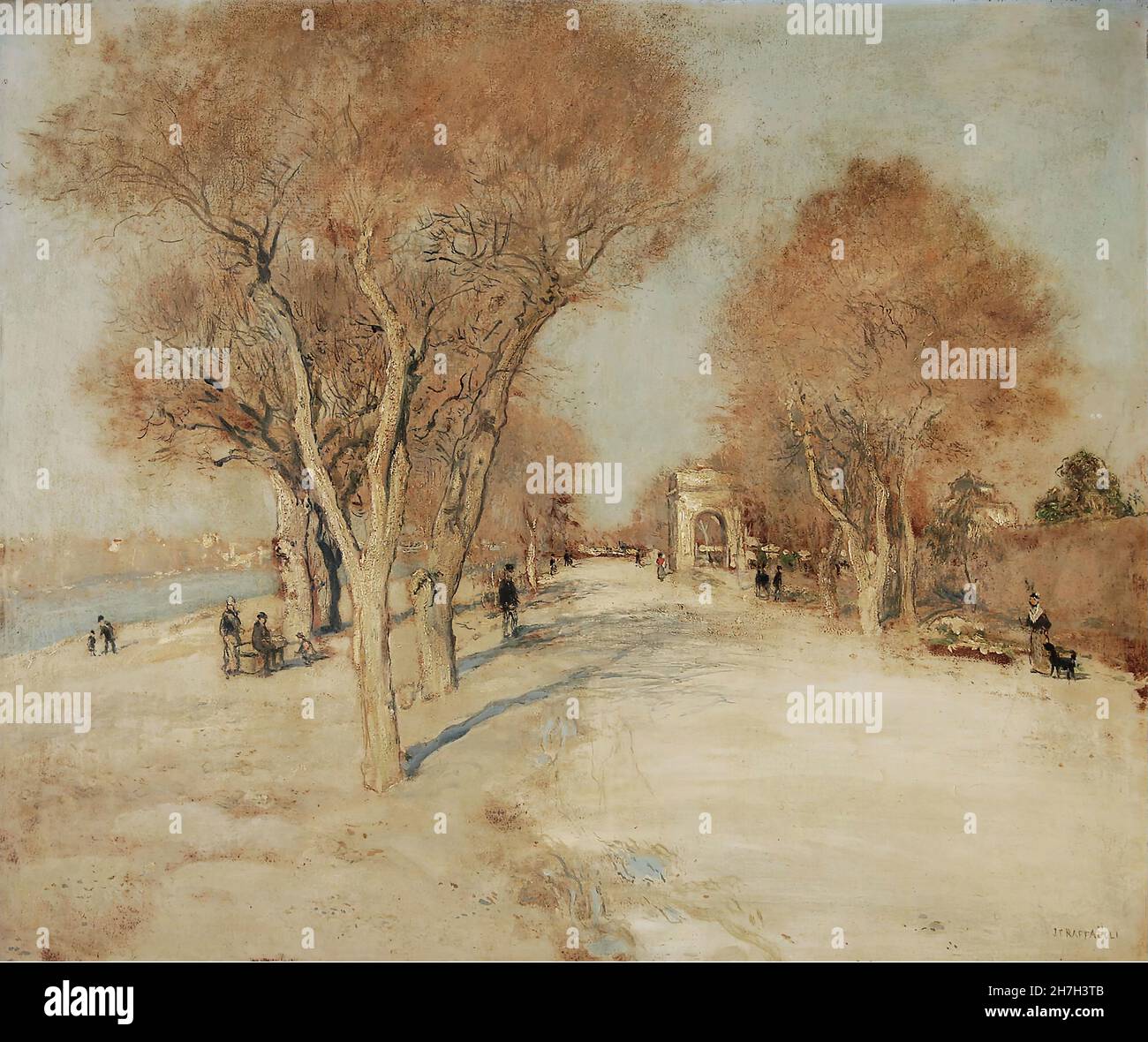 Raffaelli painting hi-res stock photography and images - Alamy