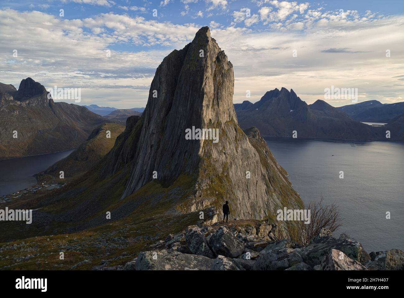 Segla mountain, Senja island, Troms, Norway Stock Photo - Alamy