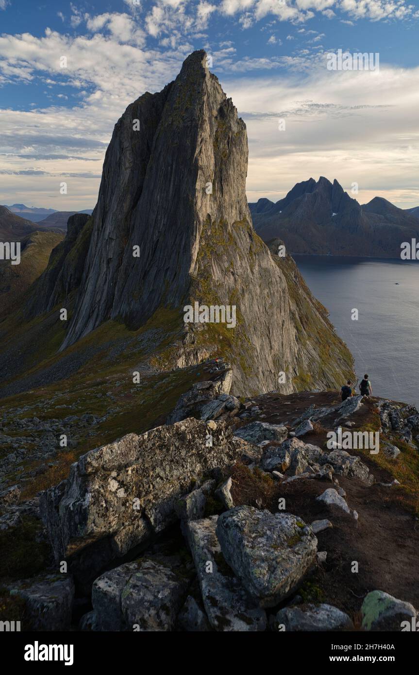 Segla mountain, Senja island, Troms, Norway Stock Photo - Alamy