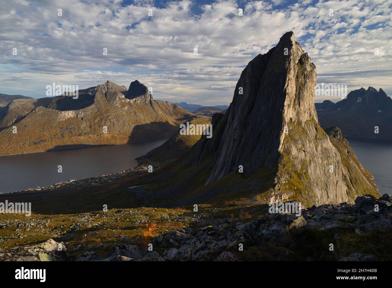 Segla mountain, Senja island, Troms, Norway Stock Photo - Alamy