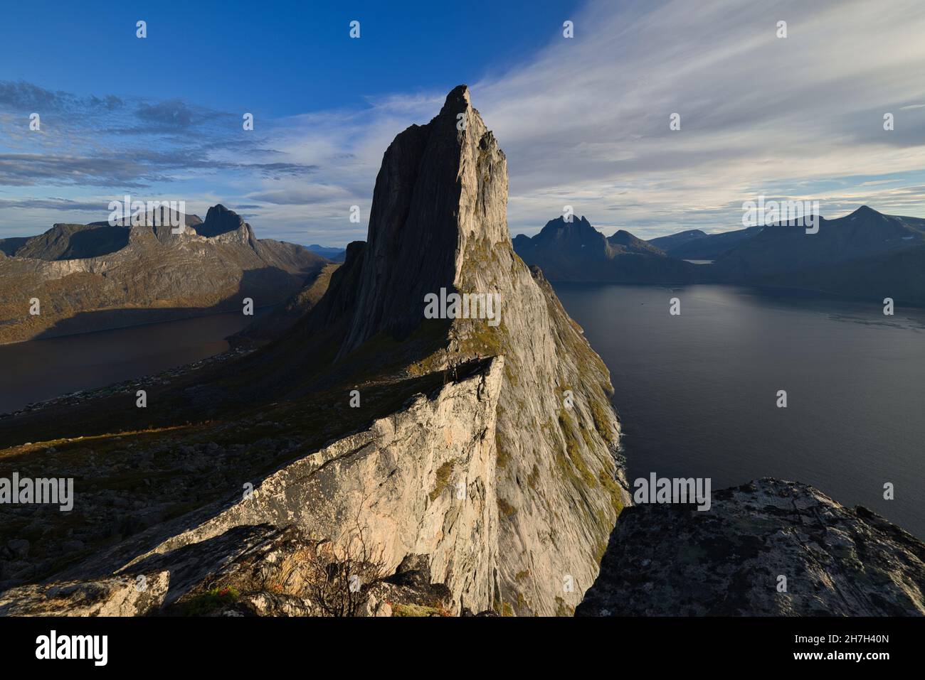 Segla mountain, Senja island, Troms, Norway Stock Photo - Alamy