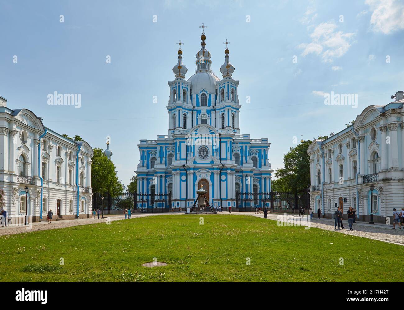Smolny Monastery with Resurrection Cathedral on the Neva in St ...
